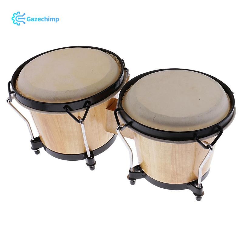 1 Bộ Trống Gỗ Bongo Trống Tay Đảng Tập Hợp Cung Cấp Ban Nhạc Phụ Kiện ...