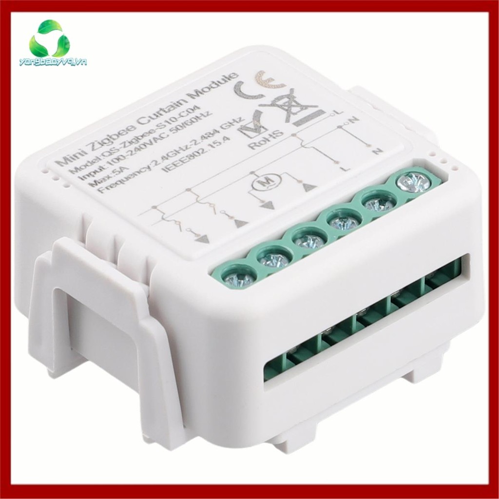 [yongbaoyvq.vn] Zigbee Switch Light Curtain Dimmer Smart MINI Module C04 Control Breaker Rèm ...