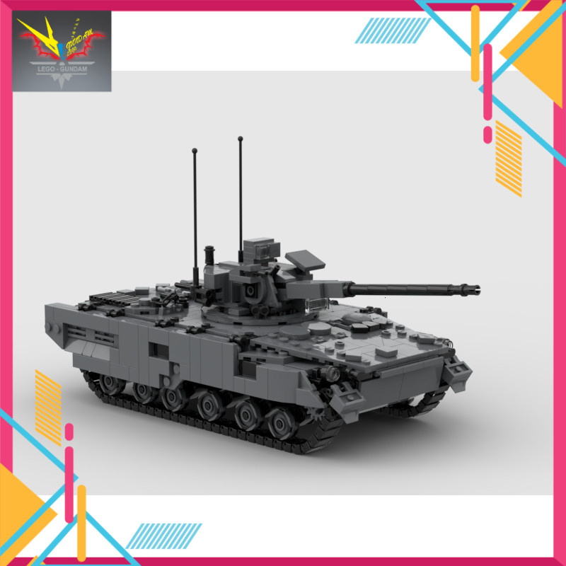 Đồ Chơi Lắp Ráp MOC Mô Hình Quân Sự Army Tank 2S38 Derivatsiya Bản Xám ...