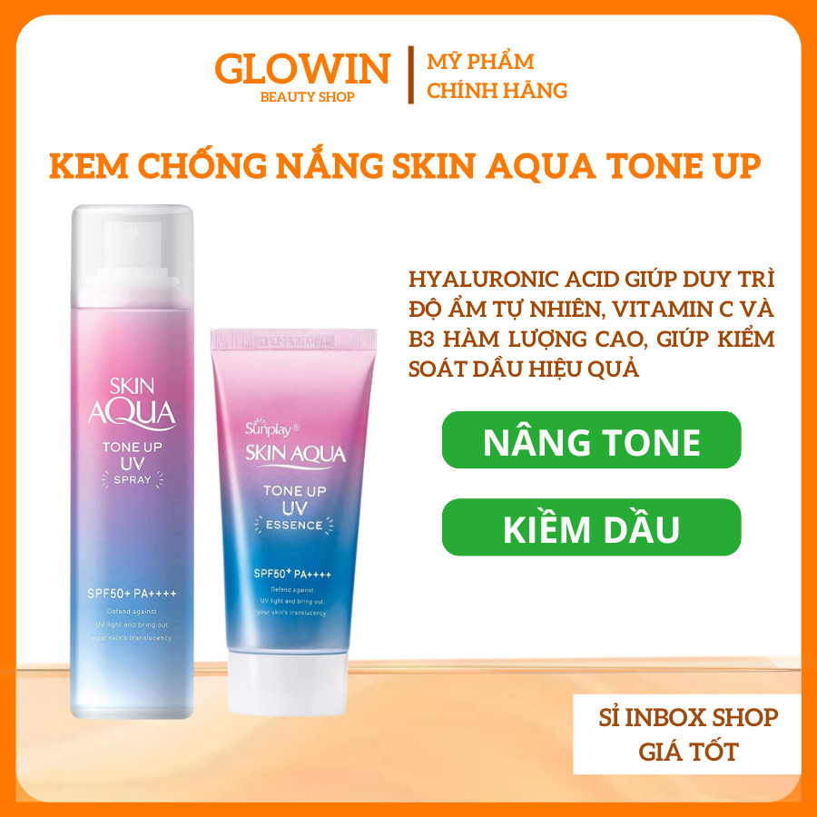 Kem chống nắng Skin aqua Xịt Chống Nắng Skin aqua Nhật Bản nâng tông ...