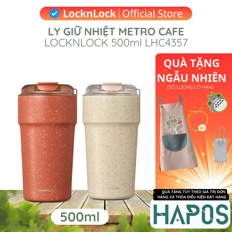 Ly giữ nhiệt LocknLock LHC4357 500ml Metro Cafe Tumbler, Hàng chính ...