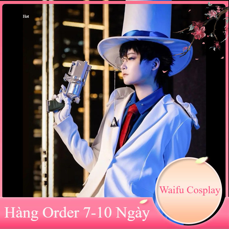 [Order 7-10 Ngày] Trang Phục Hoá Trang Cosplay Kaito Kid (Conan ...