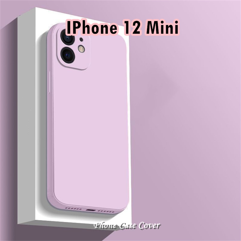 [Yoshida] Dành cho IPhone 12 Mini Cover Silicon Full Case Chống vân tay ...
