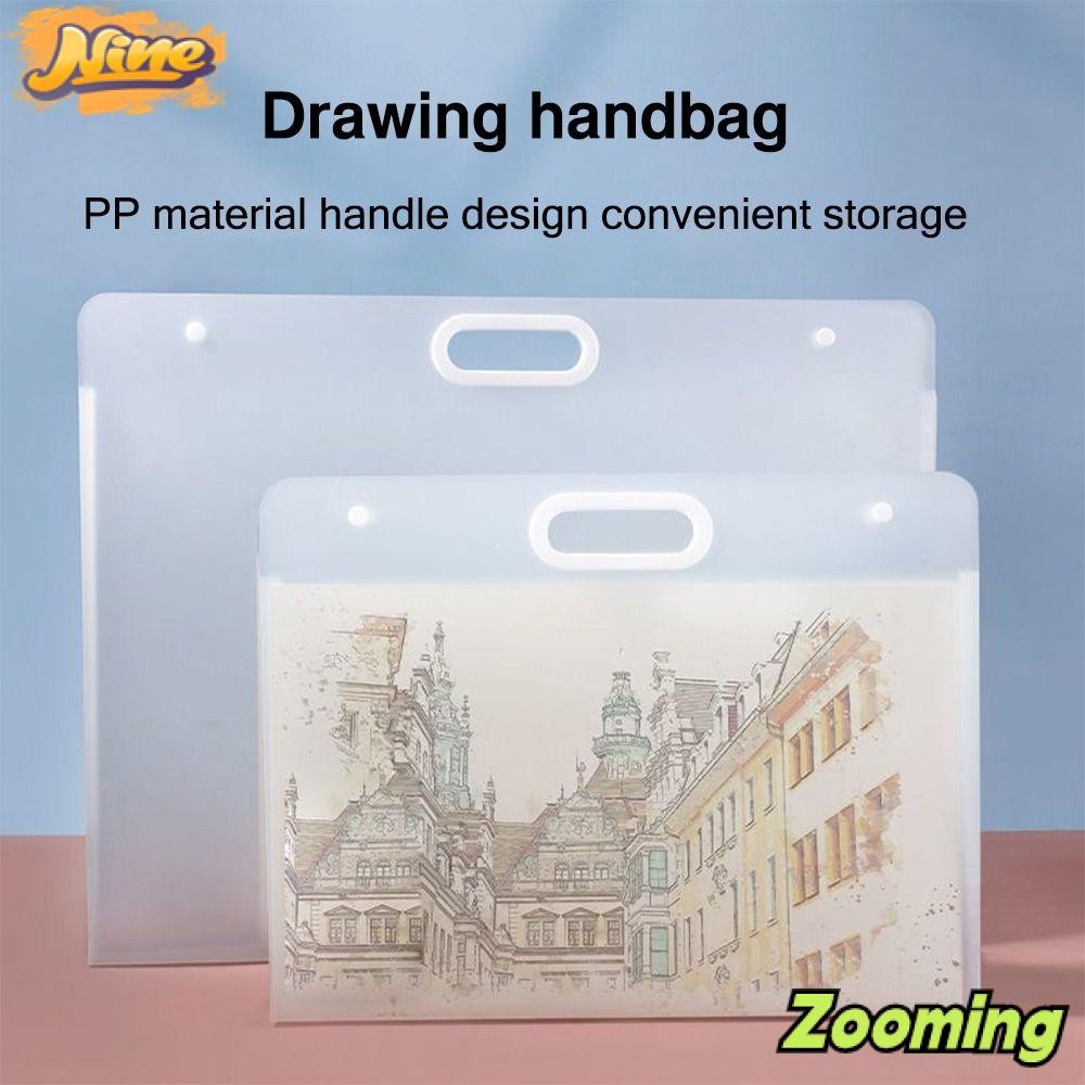 Thư mục tập tin ZOOMING, Túi đựng giấy vẽ tranh 4K / 8K / 16K chống nước, Album ảnh di động A2 ...