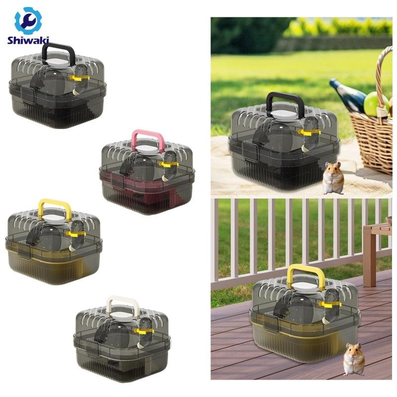 Hamster Lồng Động Vật Nhỏ Lồng Thông Gió Trong Suốt Hamster Mang Theo ...