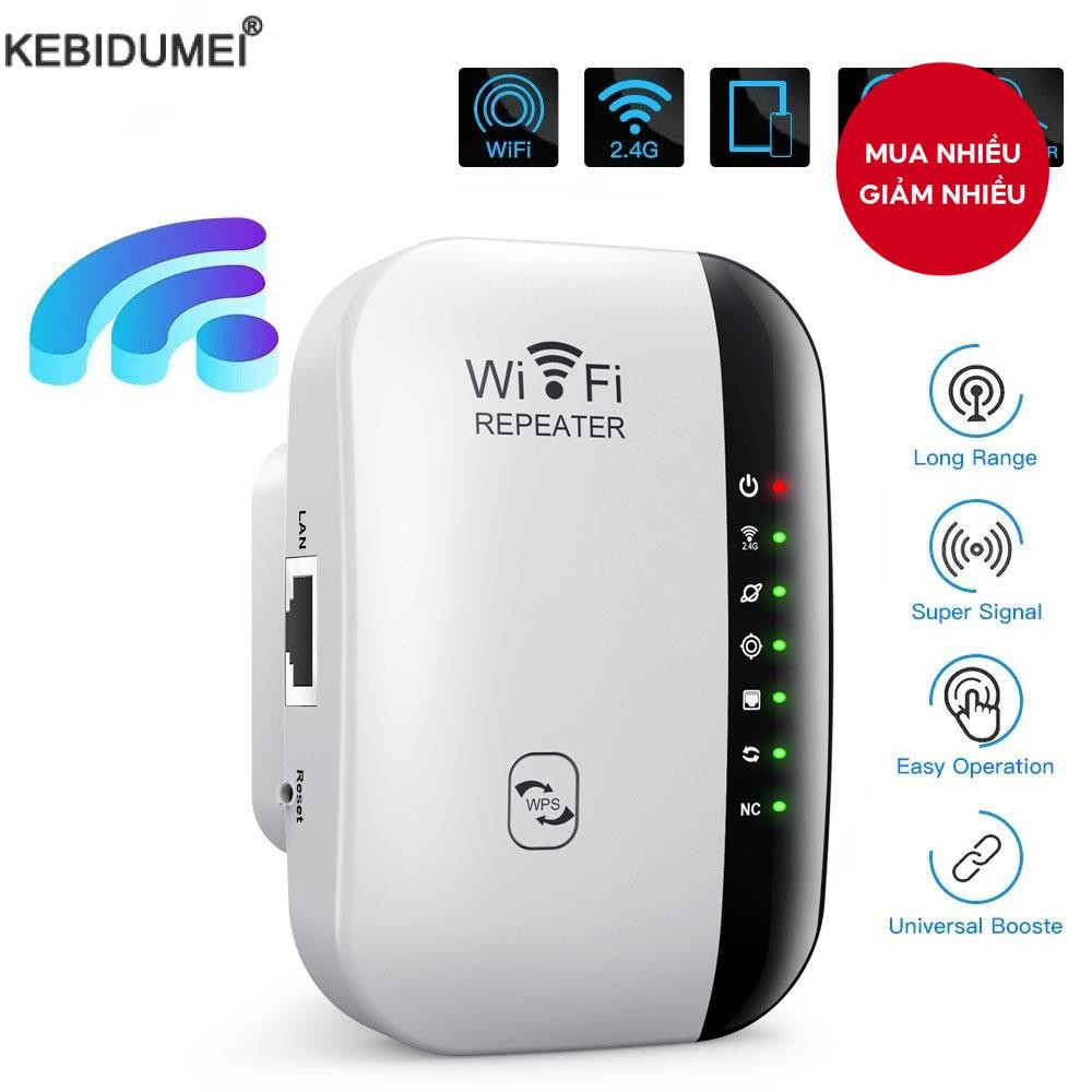 Bộ lặp Wifi không dây Bộ định tuyến 2.4G Bộ mở rộng phạm vi Wifi 300Mbps Bộ khuếch đại tín hiệu ...