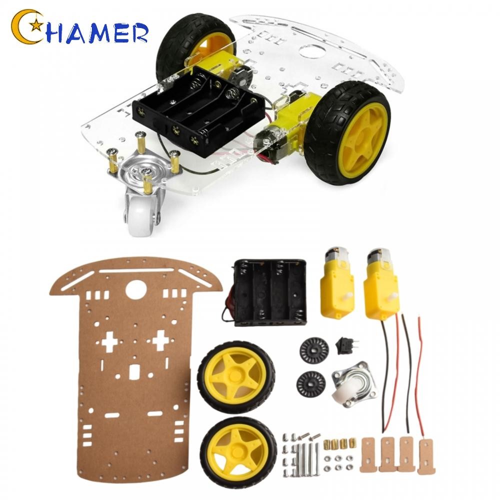 【CHAMER】2WD Smart Robot Car Chassis Kit Speed Encoder Battery Box for ...