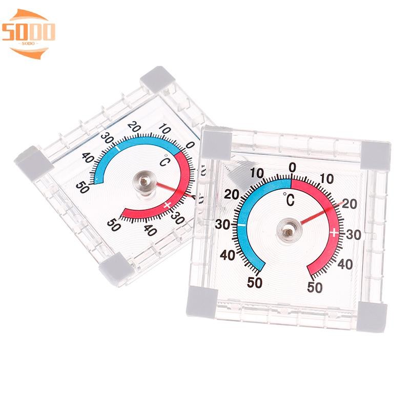 SODO Square Wall Garden Home Đo đĩa tốt nghiệp Nhiệt kế nhiệt độ nóng ...