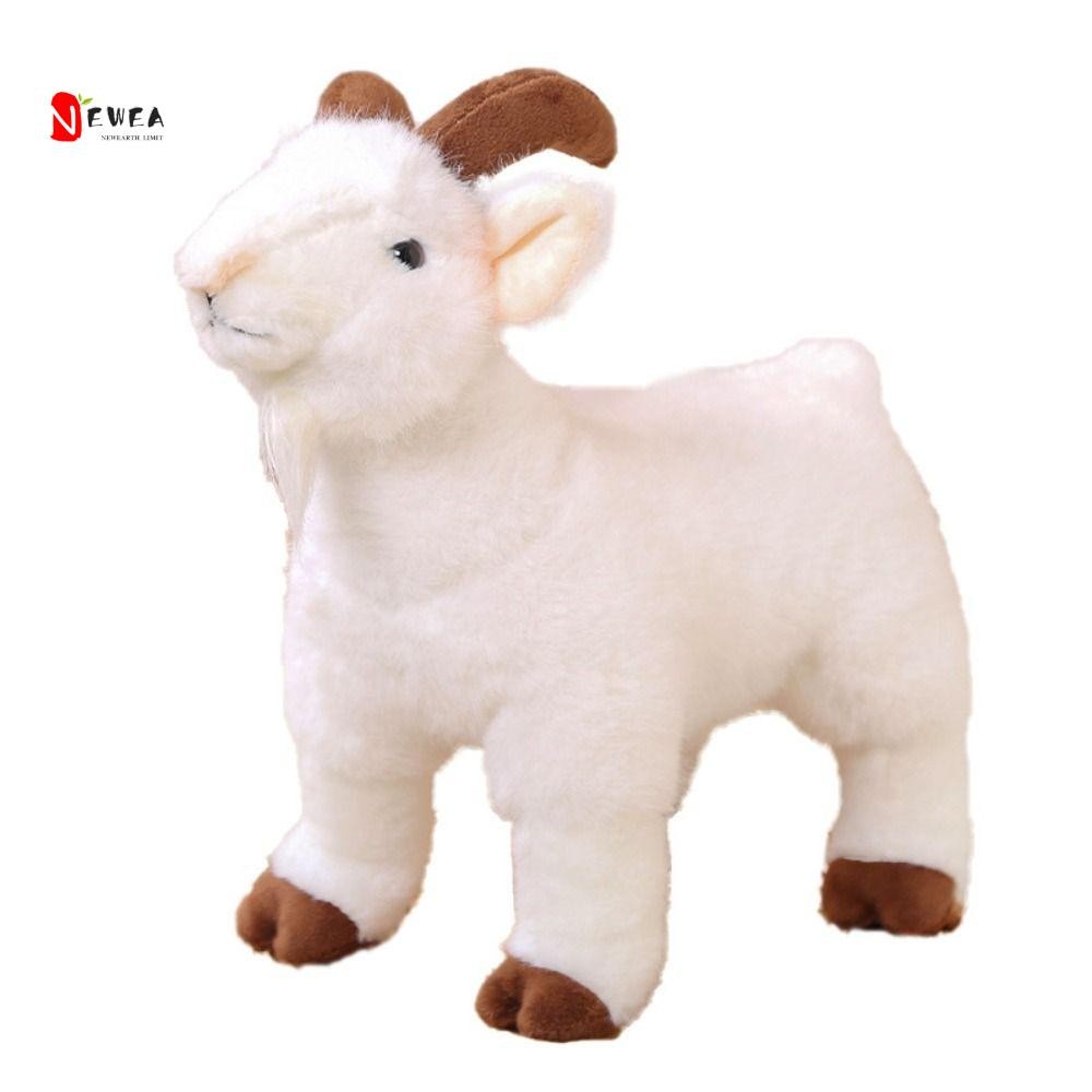 NEWEARTH LIMIT Horned Sheep Plush Toys, Fluffy 18 / 30cm Baby Goat ...