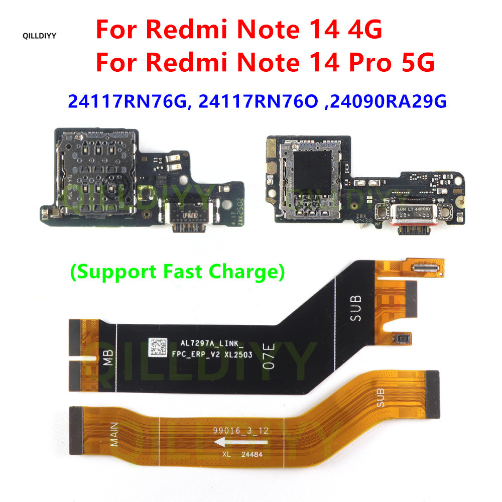 Dành Cho Xiaomi Redmi Note 14 Pro Plus Pro + USB Type-C Cổng Sạc Dock ...