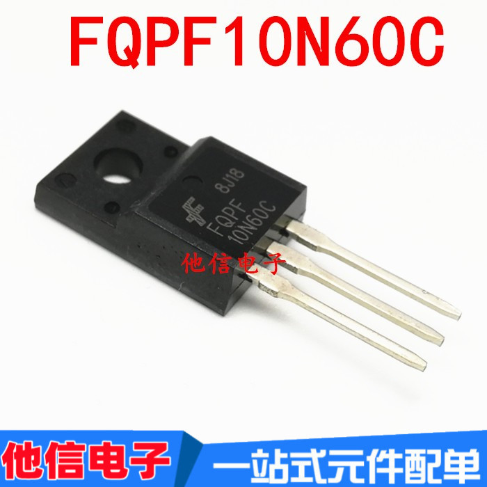 Thương Hiệu Mới FQPF10N60C 10N60C Hiệu Ứng Trường Ống Nội Tuyến Nhựa ...