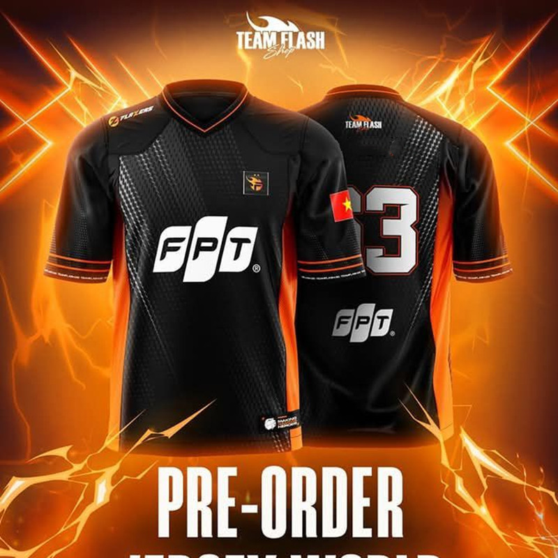 [Tùy chỉnh] PHIÊN BẢN THẾ GIỚI FPT FLASH APL JERSEY 2025. Đội Flash Trò ...