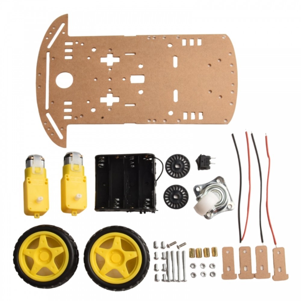 【CHAMER】2WD Smart Robot Car Chassis Kit Speed Encoder Battery Box for ...