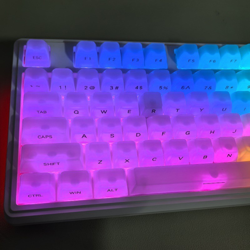 [SẴN HÀNG] Keycap sương mù | Keycap Trong suốt xuyên led Clear V2 | Có ...