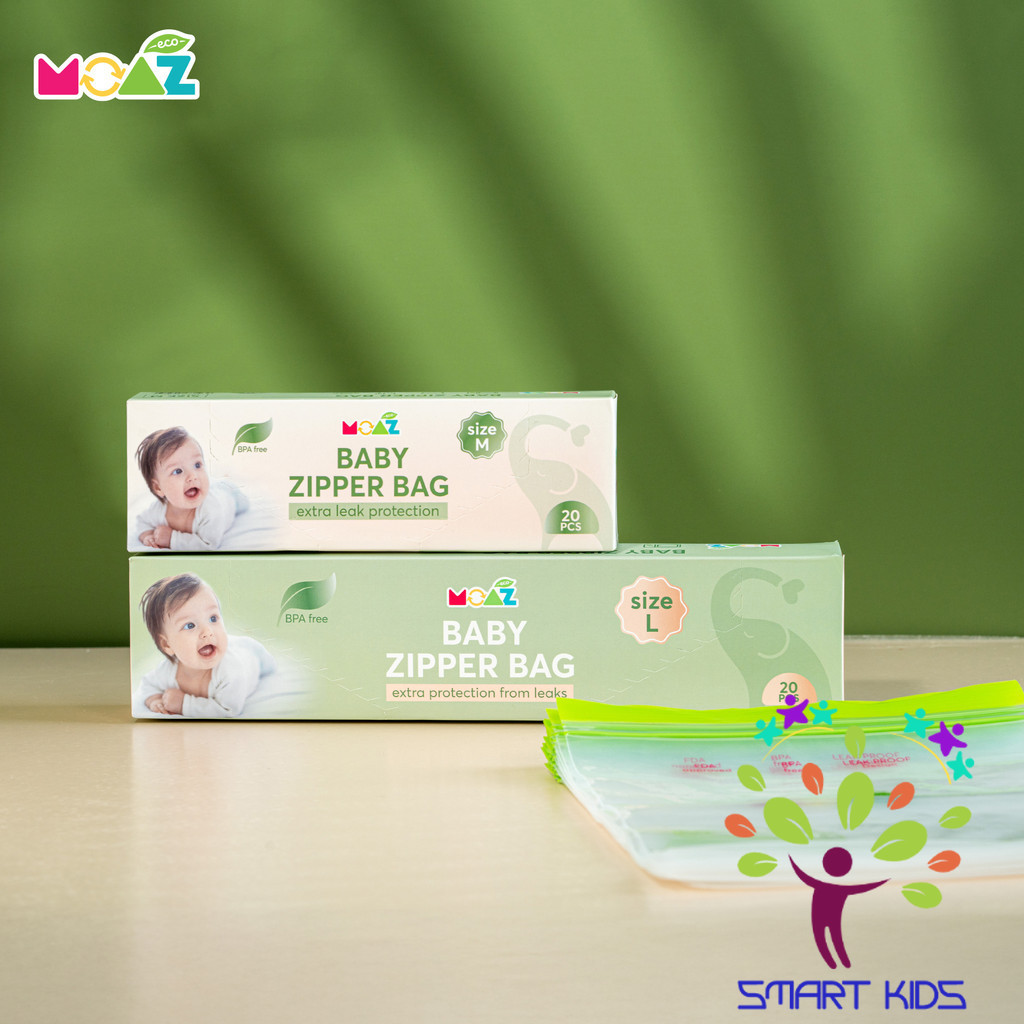 TÚI ZIP ĐA NĂNG MOAZ ECO Hộp 20 Cái Sản Phẩm Mơi Của Moaz Bebe | Shopee ...