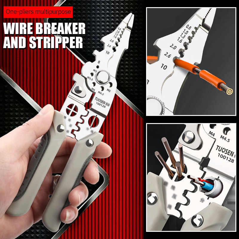 Wire Splitting Wire Stripper Multi-functional Electrical Pliers ...
