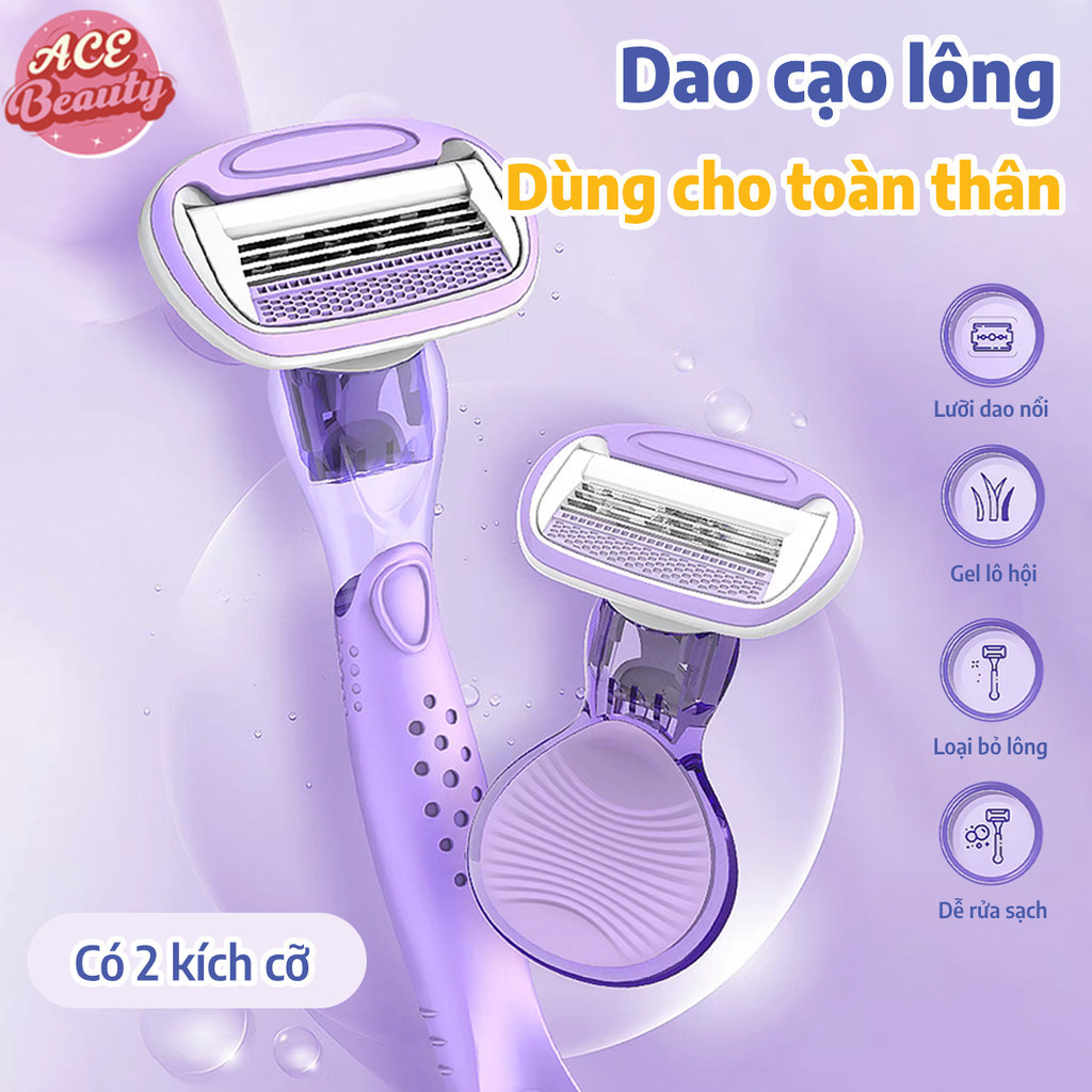 Dao cạo lông vùng kín, dao cạo nữ đa năng làm sạch lông nách tay chân ...