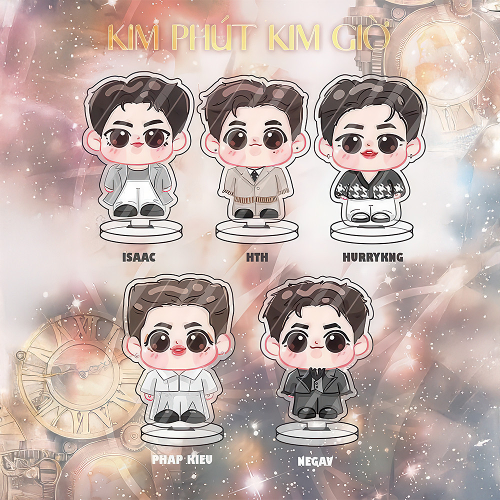 Mô hình standee 3-5CM chibi mini ATSH Anh trai say hi Kim Phút Giờ ...