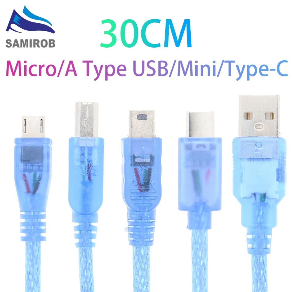 Cáp USB 30cm Cáp UNO R3 / Cáp Micro USB / Cáp Type-C / Cáp USB Nano 3.0 ...