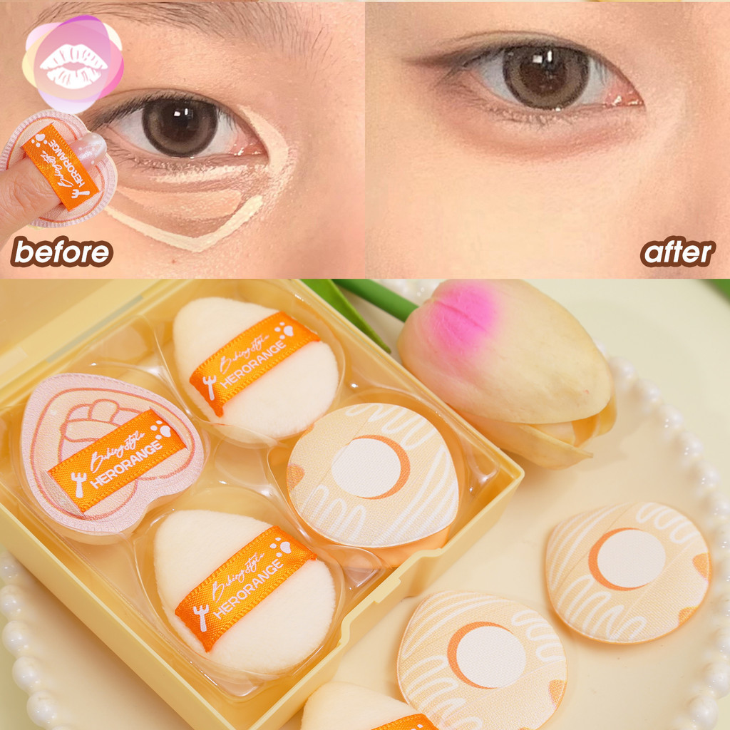 [Làm đẹp] -Cute Mini Makeup Puffs - Bao gồm 5 hình dạng - Hoàn hảo cho ...