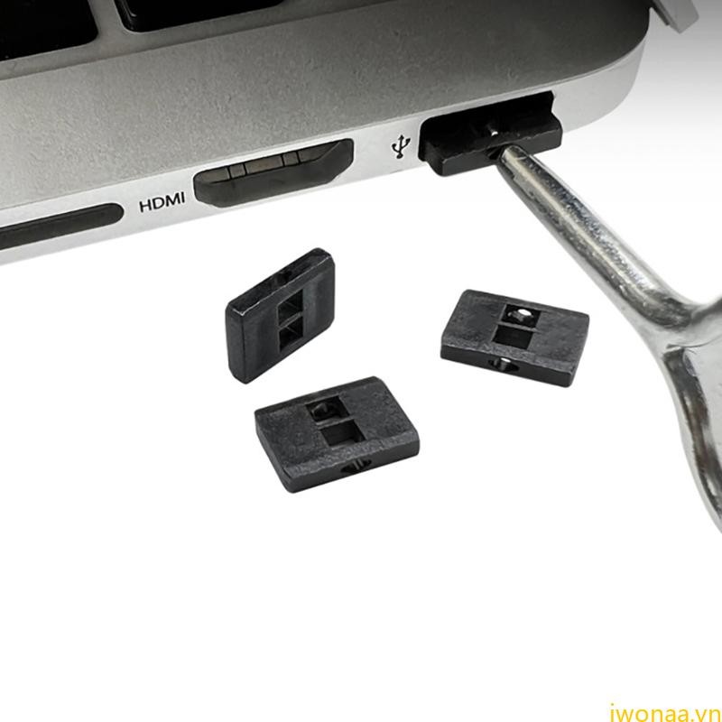 IWO Gói 10 Chặn Cổng USB Có Khóa USB Chìa Khóa Bảo Vệ Dữ Liệu Laptop PC ...