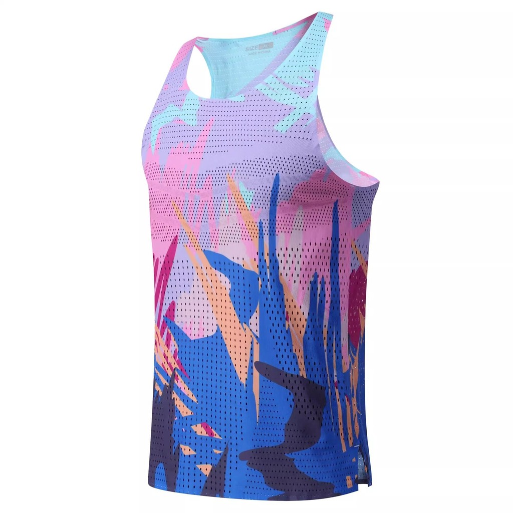 Running Vest Men's Summer Wind Tunnel Mesh Ultra-Light Breathable T ...