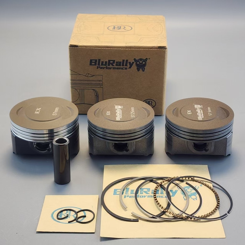Bộ pít-tông và vòng cho Honda Wave125 Bore up 57mm với chân DLC ...