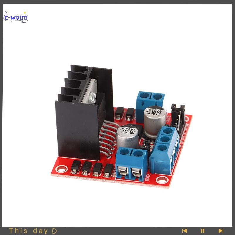 E-WOITD L298N Mô-đun điều khiển động cơ DC L298N Động cơ bước Robot ô ...