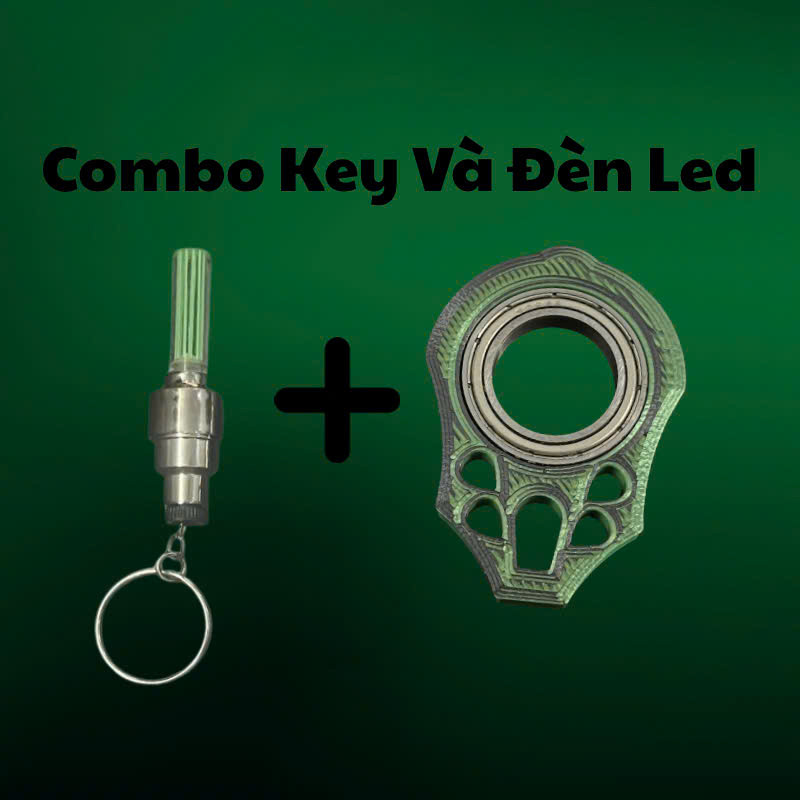 [Combo Kim Độc] Combo Keyrambit Và Đèn Led Xanh Lá - Móc Khoa Xoay Tích ...