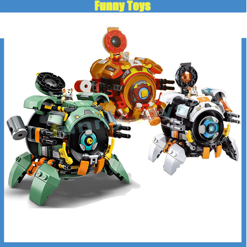75976 Phá Bóng Khối Xây Dựng Overwatch Hammond Nhân Vật Trò Chơi Mecha ...