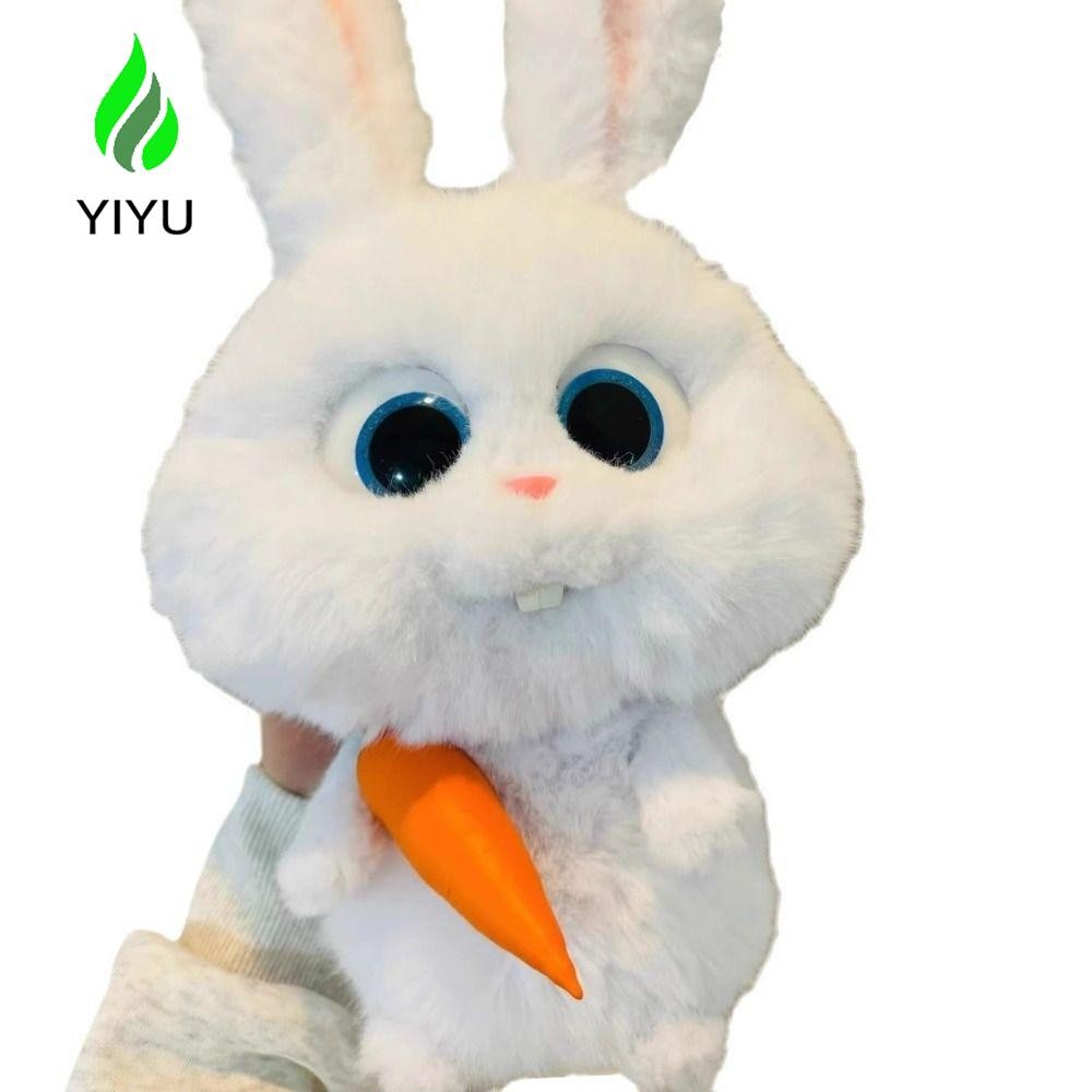 YIYU Snowball Đồ chơi sang trọng, Tai di chuyển Cuộc sống bí mật Thú cưng Thỏ Nhồi bông, Quà ...