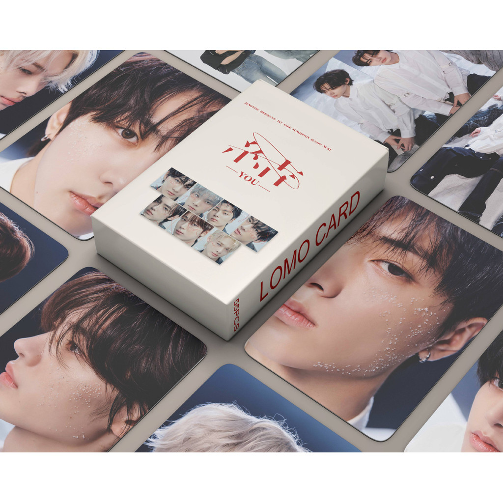 55 Cái / hộp ENHYPEN Photocard [-YOU Album KPOP LOMO Card Collection ...