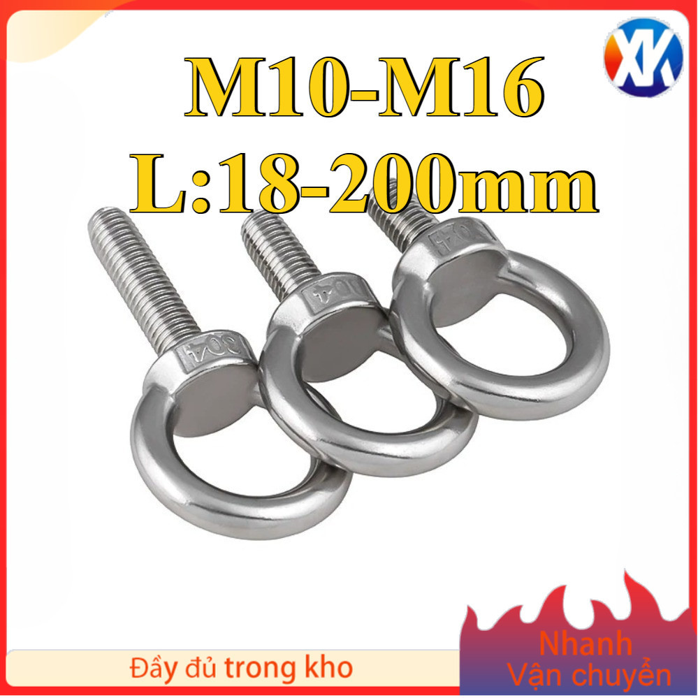 Bulong tai cẩu inox 304 M10 / M12 / M14 / M16 (XINKE-RM-VN-1) | Shopee ...