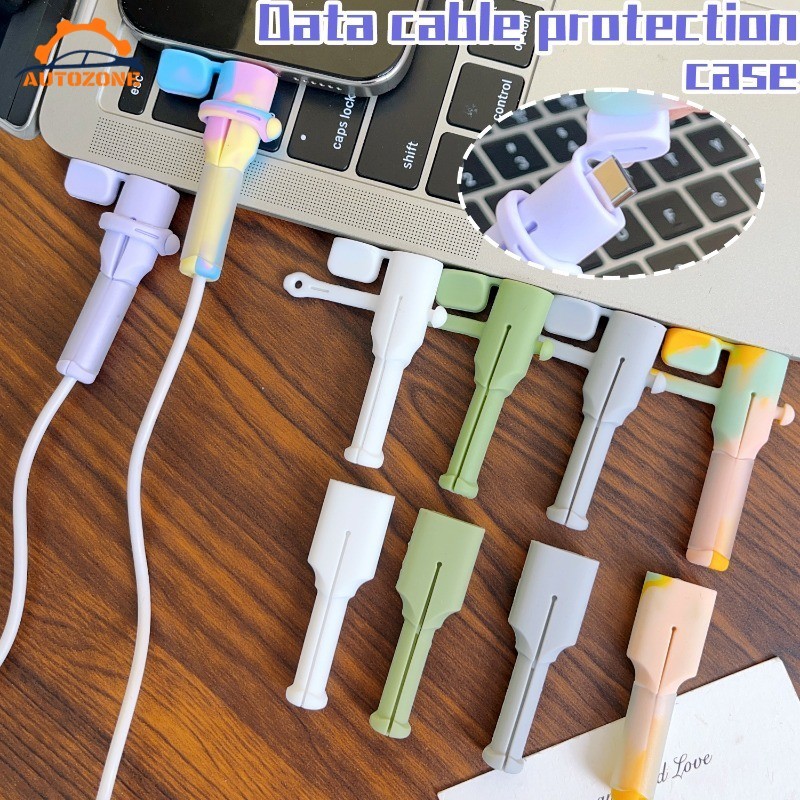 [3C & Auto] -1-2Sets USB Android Cable Protector - Bộ sắp xếp cổng ...