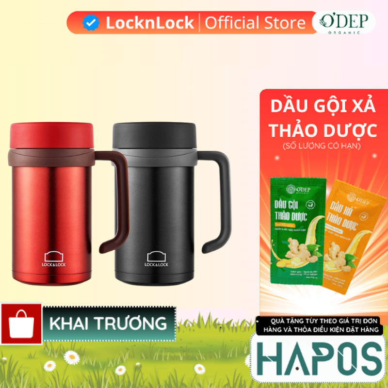 Ly giữ nhiệt LocknLock 500ml Basic Table Mug Chính hãng dung tích LHC9002 - HAPOS LOCKNLOCK OFC ...
