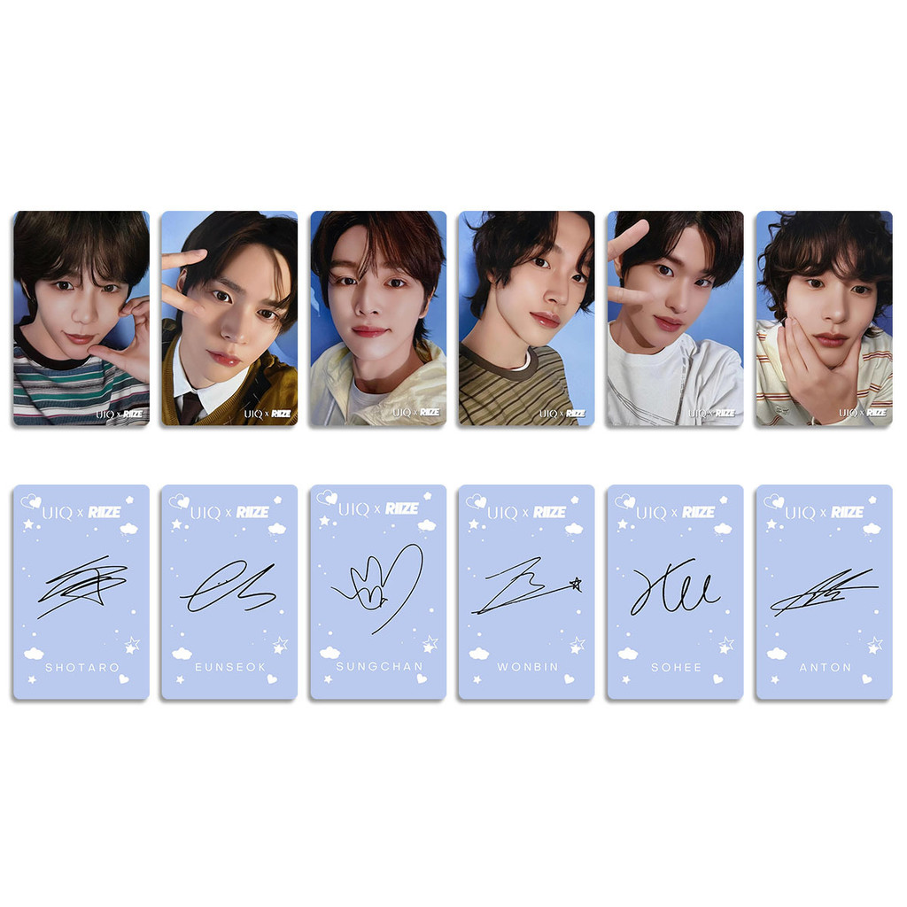 6-8 chiếc RIIZE 2025 NHẸ CỦA GHẾ Lomo Cards ODYSSEY RIZING: Epilogue ...