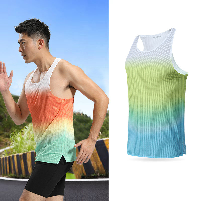 New Seamless Adhesive Sports Running Racing Vest Summer Quick-Drying ...
