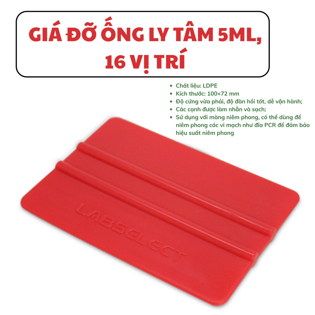 Dụng cụ dán màng Film đĩa PCR, dùng cho thí nghiệm (Sealing Film ...