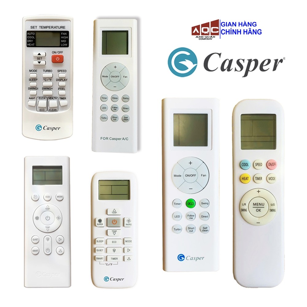 Điều Khiển điều hoà CASPER Hàng Đẹp - Remote máy lạnh Casper | Shopee ...