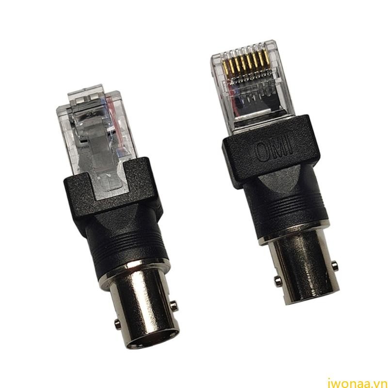 Bộ chuyển đổi IWO BNC Nữ sang RJ45 Nam Bộ chuyển đổi BNC sang RJ45 Đầu nối đồng trục | Shopee ...