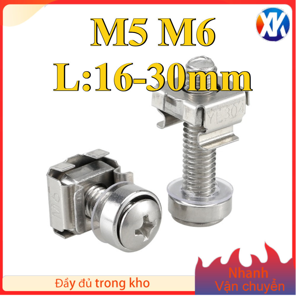 Vít vương miện bằng thép không gỉ 304 M5 / M6 (XINKE-RM-VN) | Shopee Việt Nam