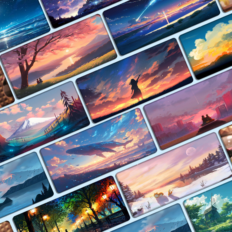 Mouse Pad Oversized Landscape Landscape Keyboard Pad plus-Sized ...