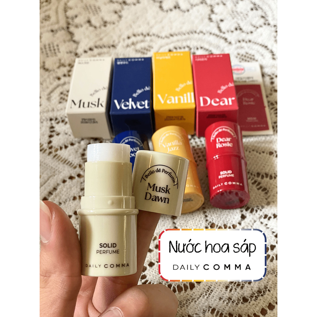 Nước hoa mini dạng Sáp Daily Comma Solid Perfume - Date 2028 | Shopee ...