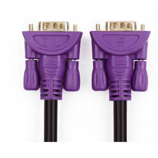 Cáp VGA HD cho màn hình máy tính, máy chiếu, cáp kết nối VGA VGA3+6, dài 40m mét, vòng từ tính ...