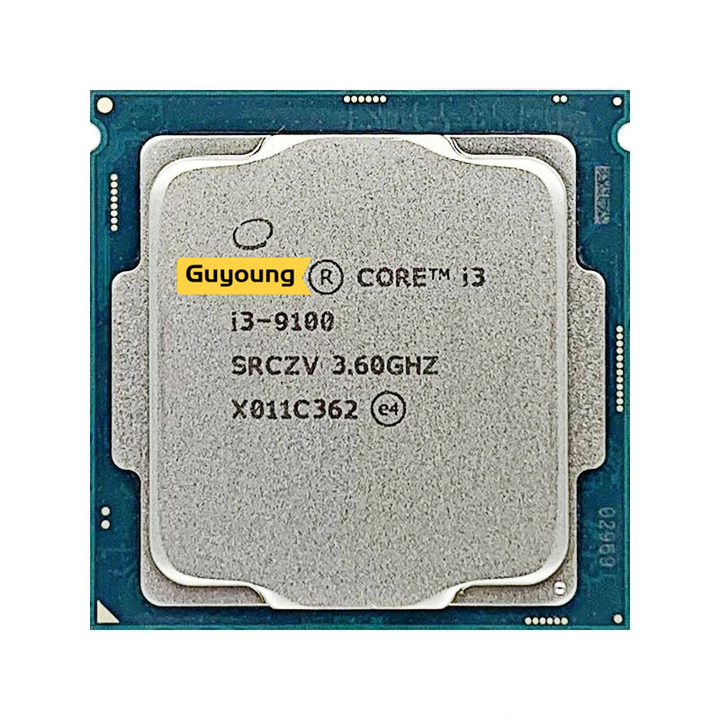 YZX Core i3 9100 i3-9100 3.6 GHz Quad-Core Quad-Thread CPU 65W 6M Bộ xử ...