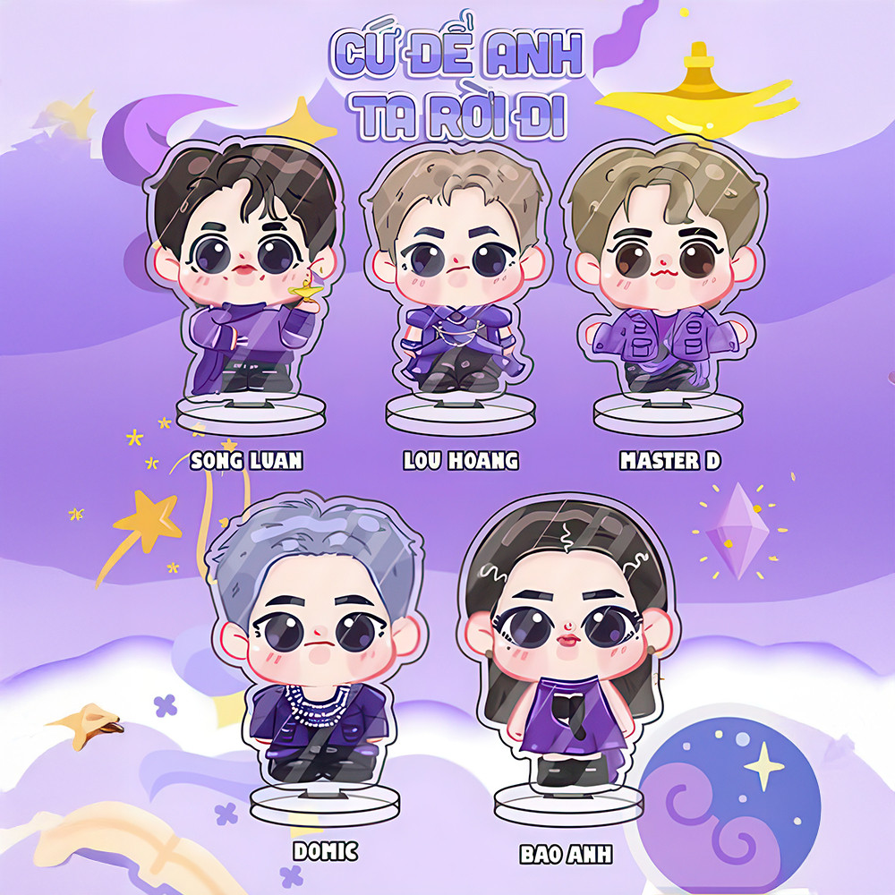 Mô hình standee 3-5CM chibi mini ATSH Anh trai say hi Cứ Để Anh Ta Rời ...