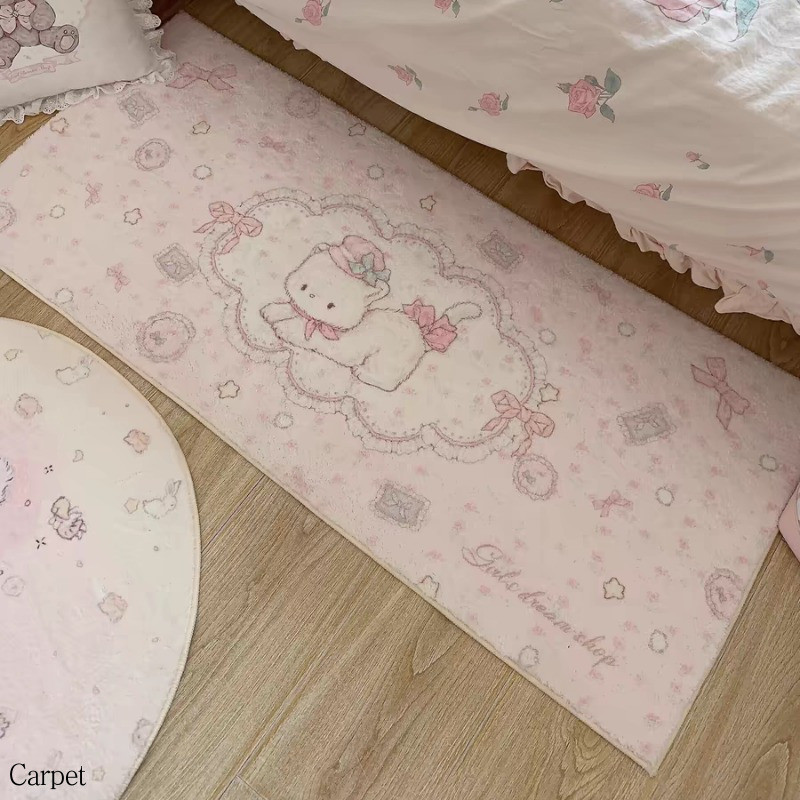 Trái Tim Bé Gái Màu Hồng Phòng Ngủ Đầu Giường Chăn Dài Dải Phòng Khách ...