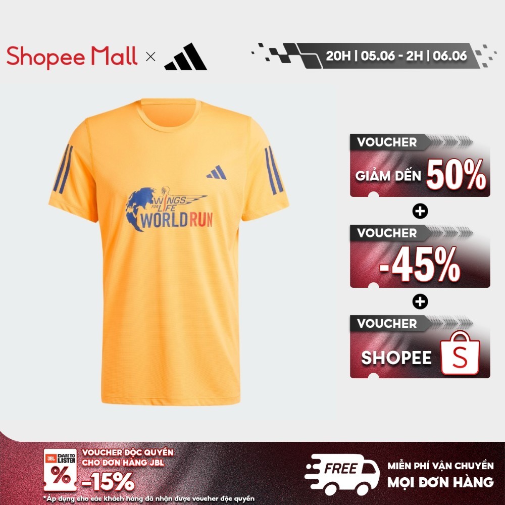 [20H 5.6 - 6.6 - VOUCHER 40%]adidas Chạy WFL Event SS TM Nam trái cam ...
