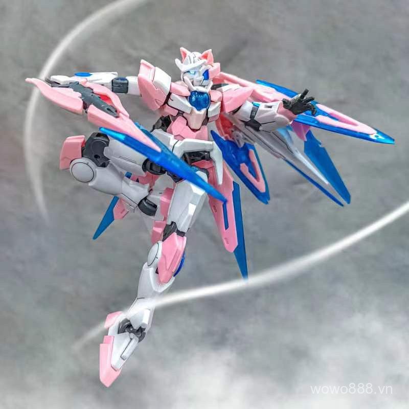 Bộ mô hình tai mèo hồng Galaxy Precision 00 HG BF 049 1/144 00q West Asia Quantum Type Gundam ...