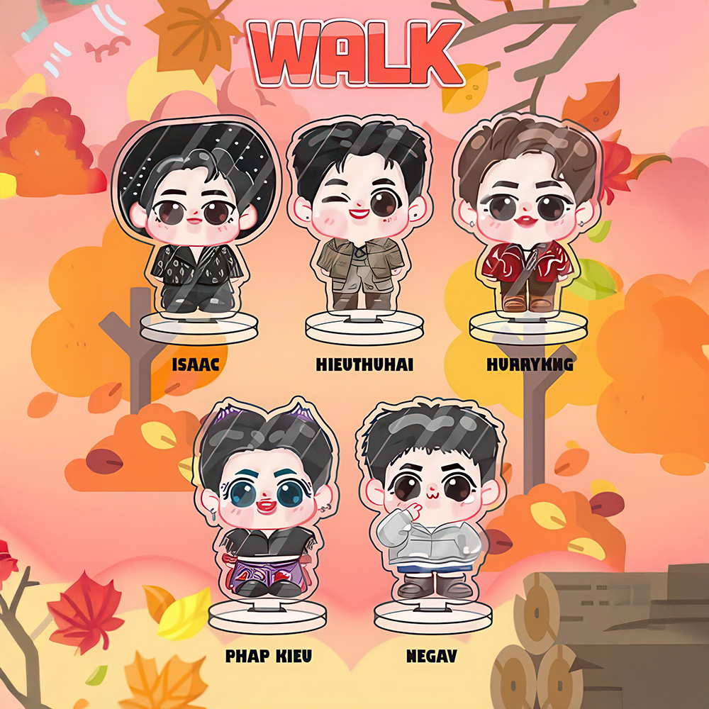 Mô hình standee 3-5CM chibi mini ATSH Anh trai say hi Walk Wrighthanoi ...